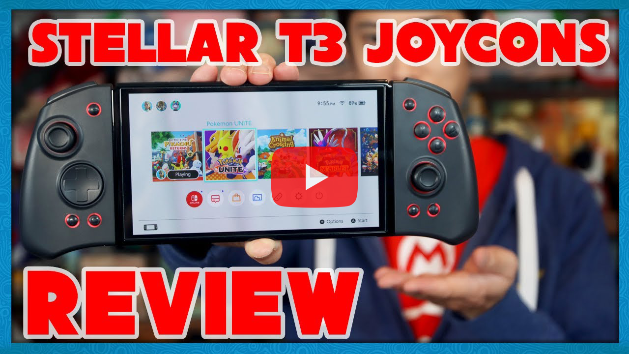 ¡Análisis de los mandos Joy-Con inalámbricos Stellar T3 de QRD para Ni ...